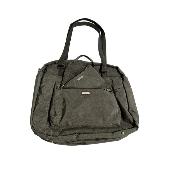 Baggallini | Bags | Baggallini Overnight Expandable Tote Bag In Grey ...